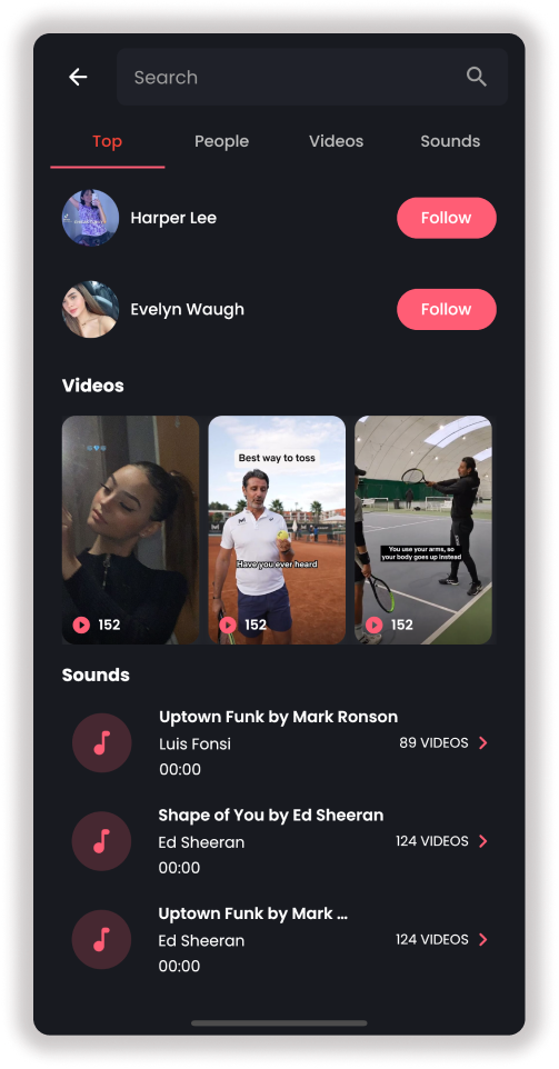 Modern TikTok/Dubsmash - Android/iOS by vativeApps | CodeCanyon